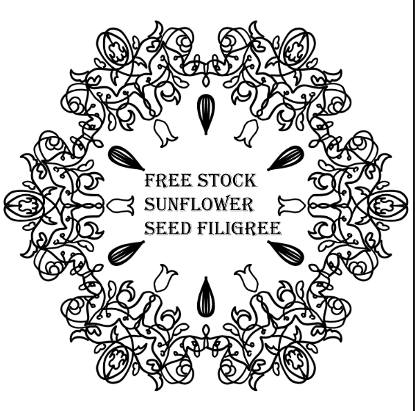 Sunflower filigree stock by PotionCauldron on DeviantArt