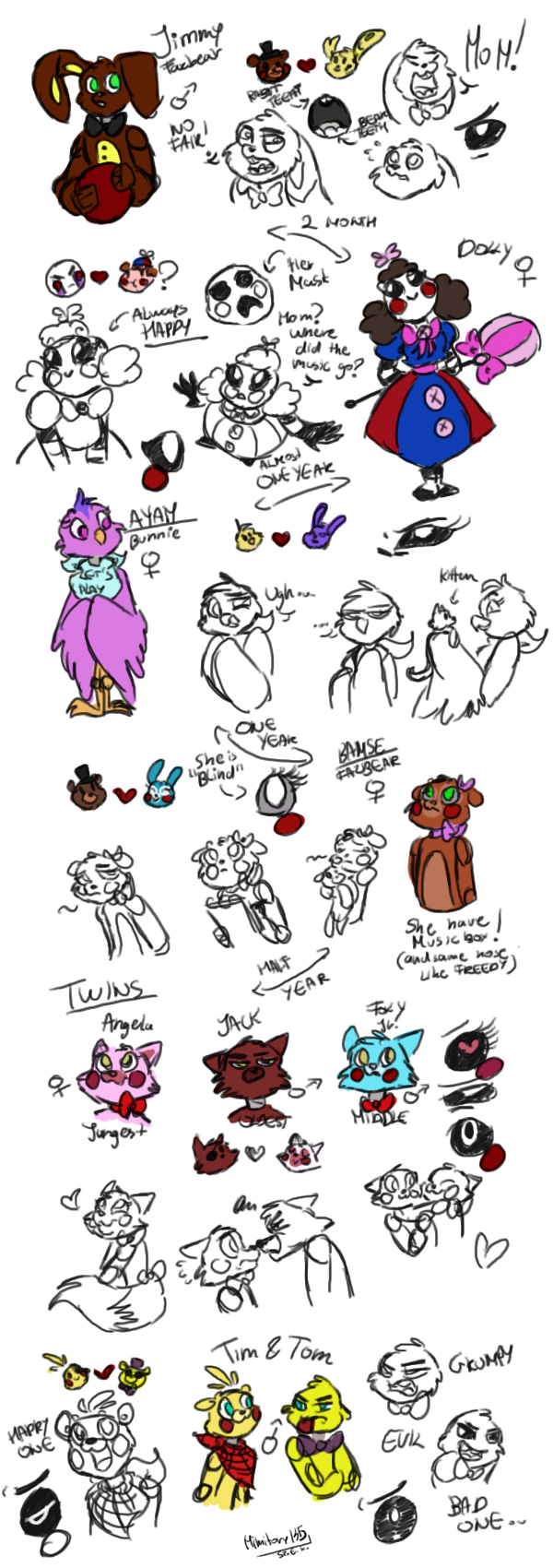 My babys( Fnaf next gen)(read description) by Mimitori145 on DeviantArt