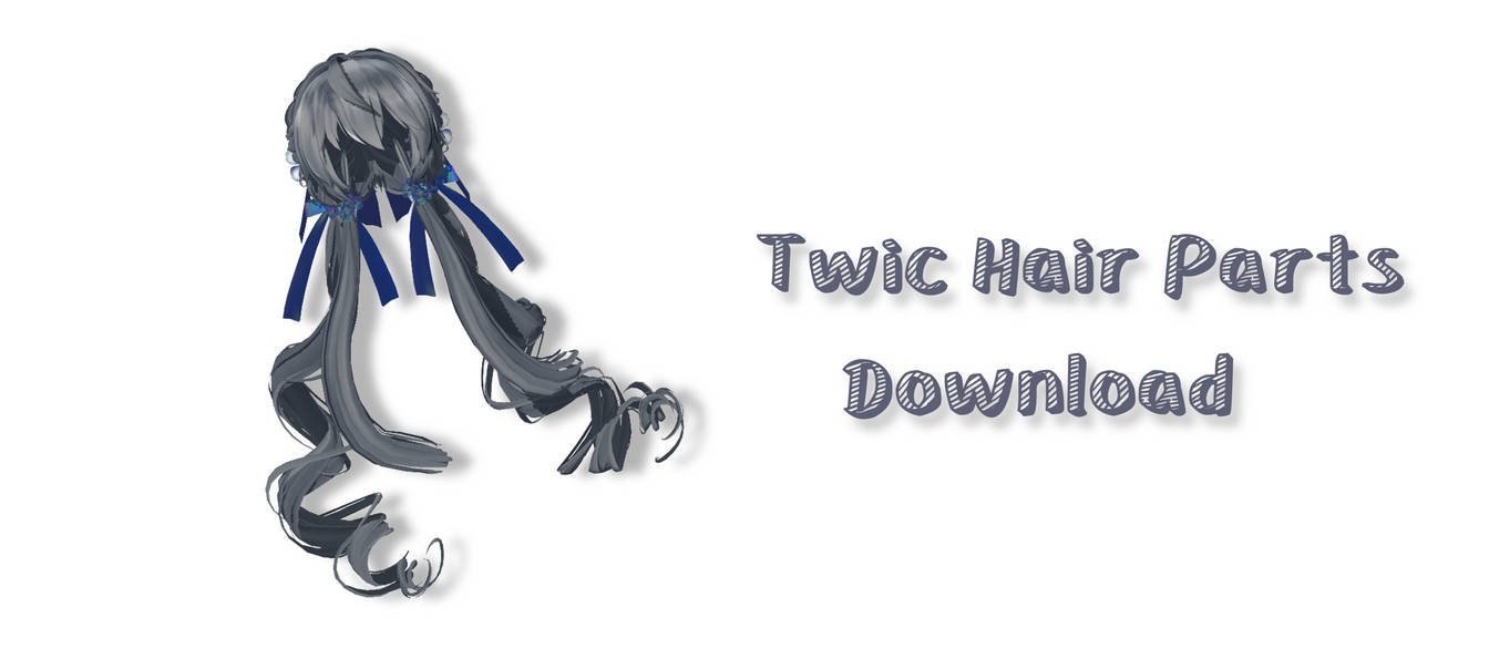 Twic Hair + Bangs DOWNLOAD[+physical calculus] by xaxkkx on DeviantArt