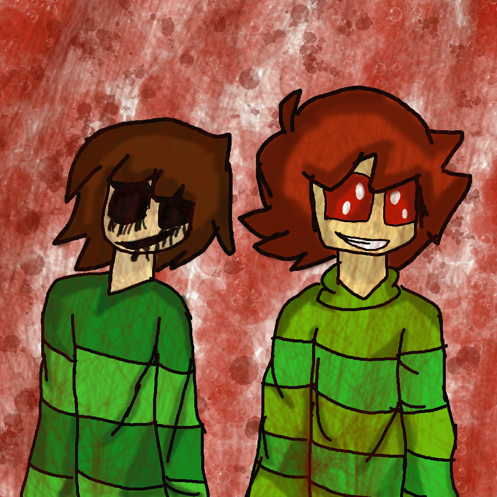 Altertale Chara (right) and Undertale Chara (left) by CreepypastaVocal ...