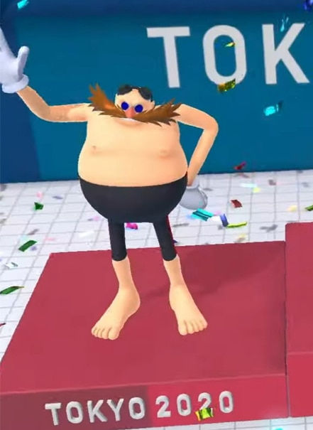 Eggman Swimming gif by Drspiral on DeviantArt