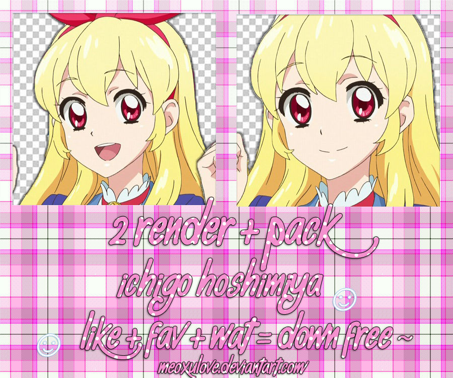 [Render+Pack] Ichigo Hoshimiya. by MeoXuLove on DeviantArt