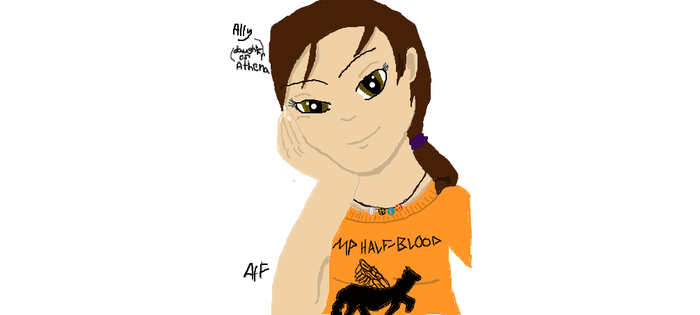 Ally (daughter of Athena) - colored by allyvania88 on DeviantArt