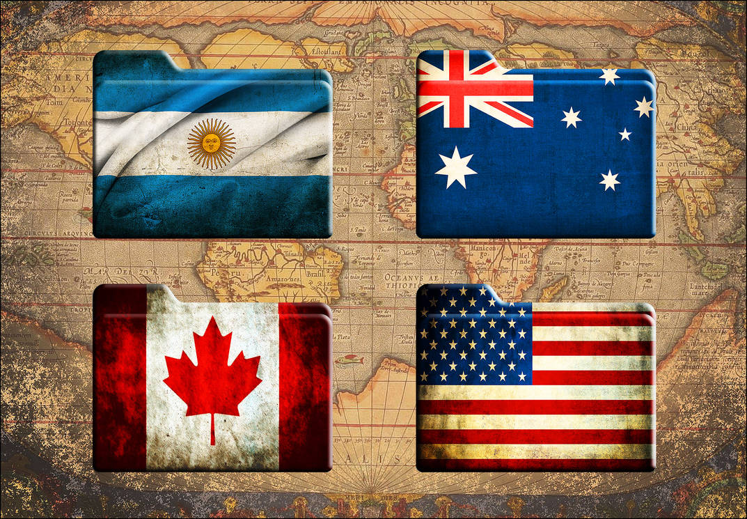 34 HD Grunge Flags Folder Icons (Windows Only) by Scottydog332 on ...