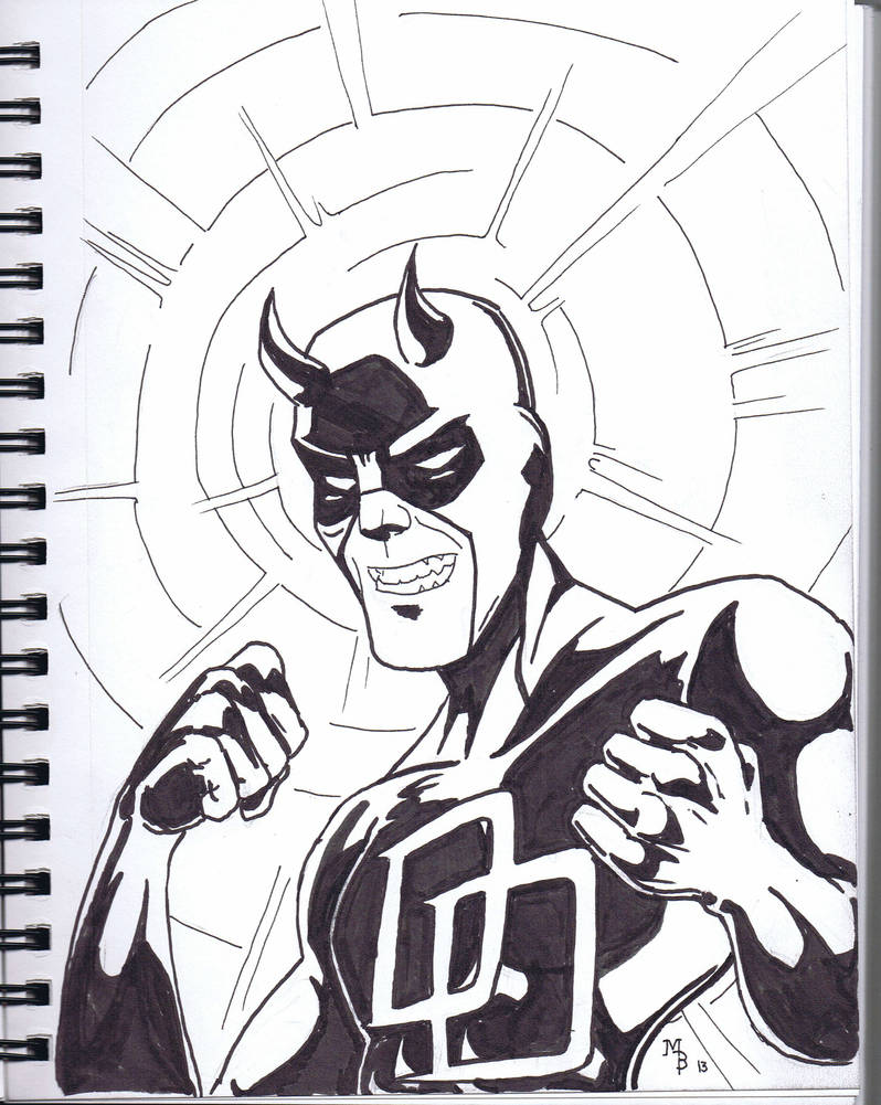 Dare Devil sketch by BryleeBarker on DeviantArt