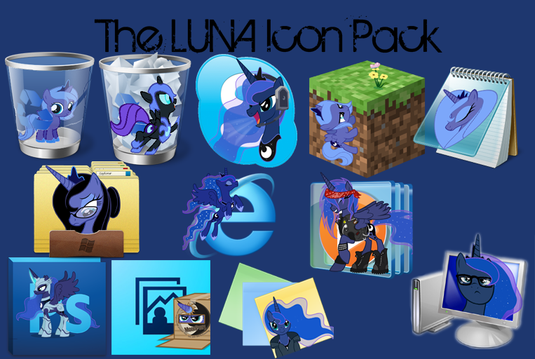 Luna Icon Pack by Spaceisthelimit on DeviantArt