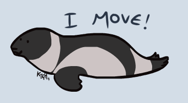 Ribbon Seal Quivery Cutie by FelineMyth on DeviantArt