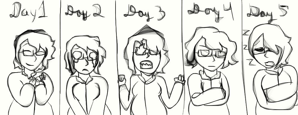5 days of hell doodle by DarkMelodies26 on DeviantArt