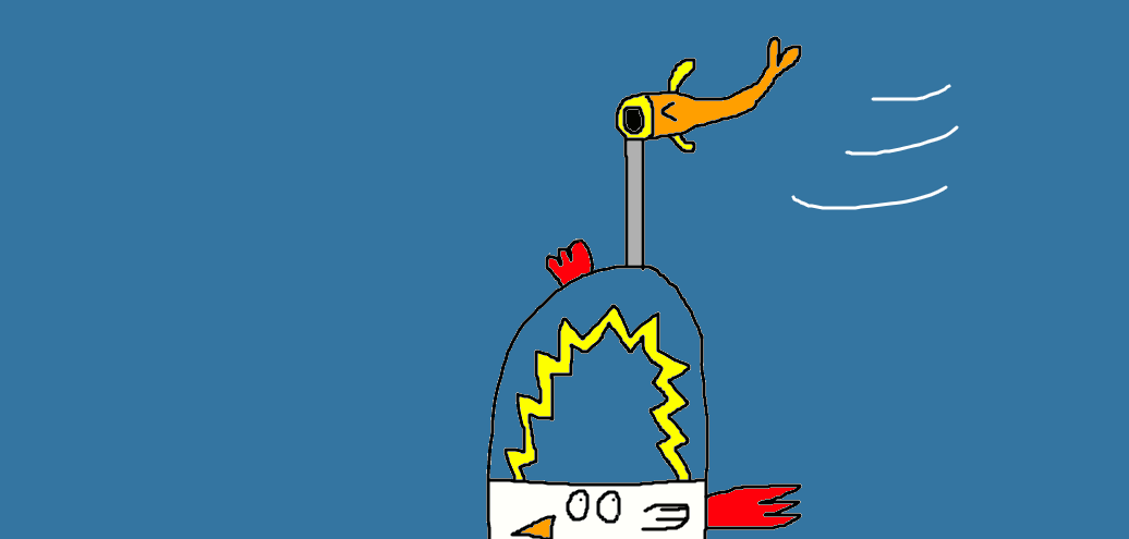 Weather Chicken detects wind by GermanoMan101 on DeviantArt