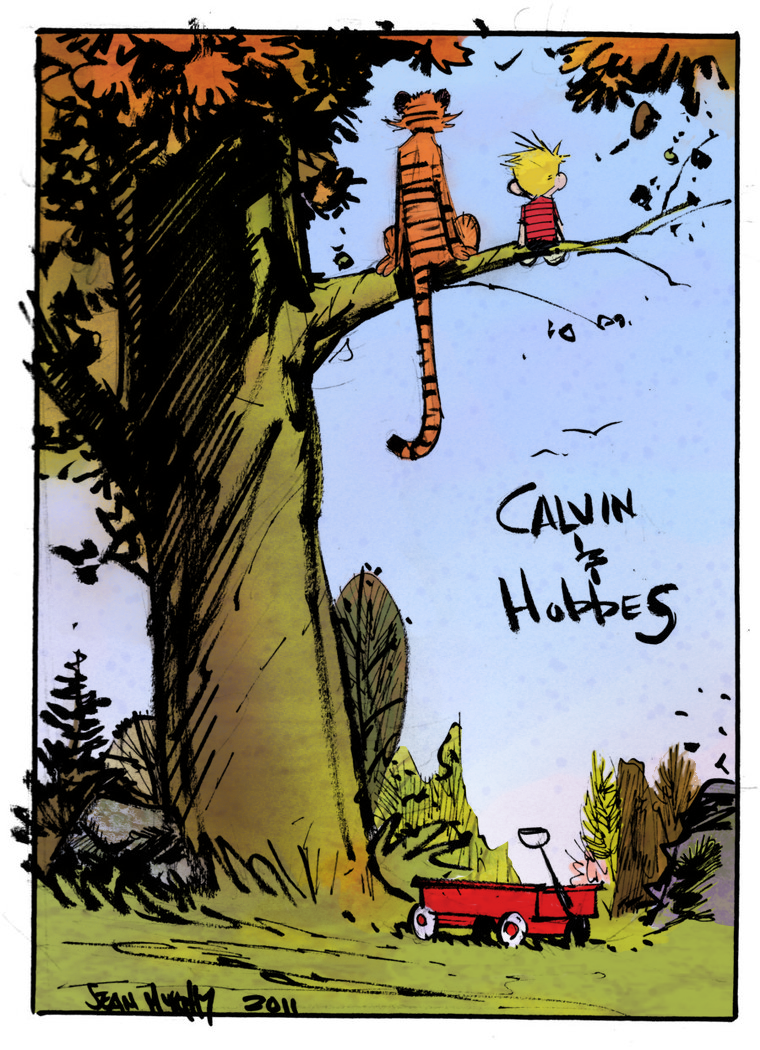 Calvin and Hobbes by Roman-Stevens on DeviantArt