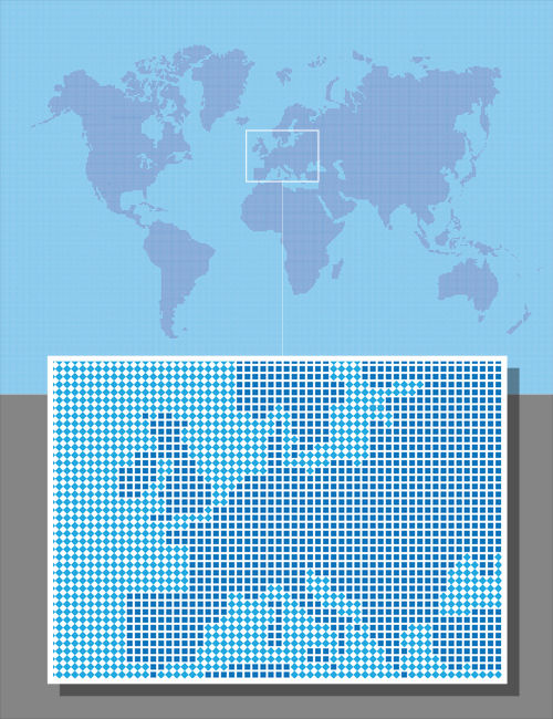 World Map Grid by scatmandon on DeviantArt