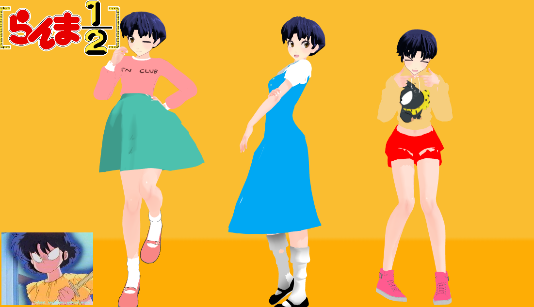 (MMD) Ranma 1/2 - Akane Tendo Pack DL) by LukaCoffineDBAfJelsa on DeviantArt