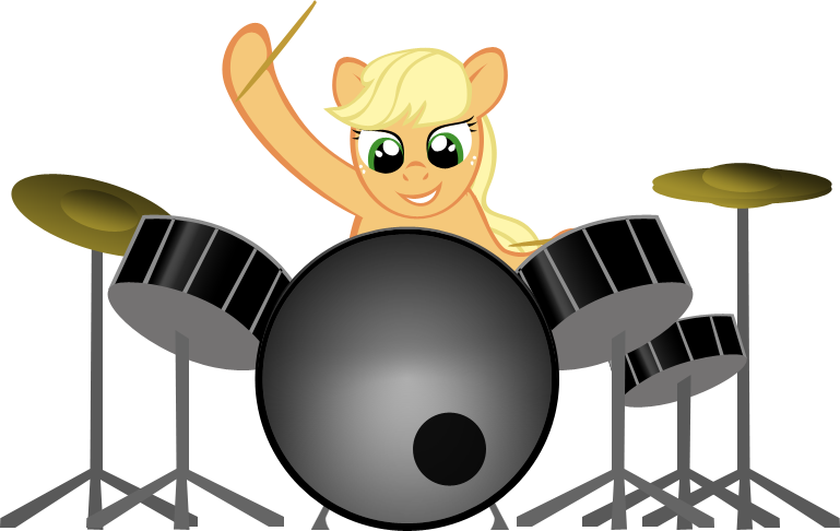Drumming - animation by MoongazePonies on DeviantArt