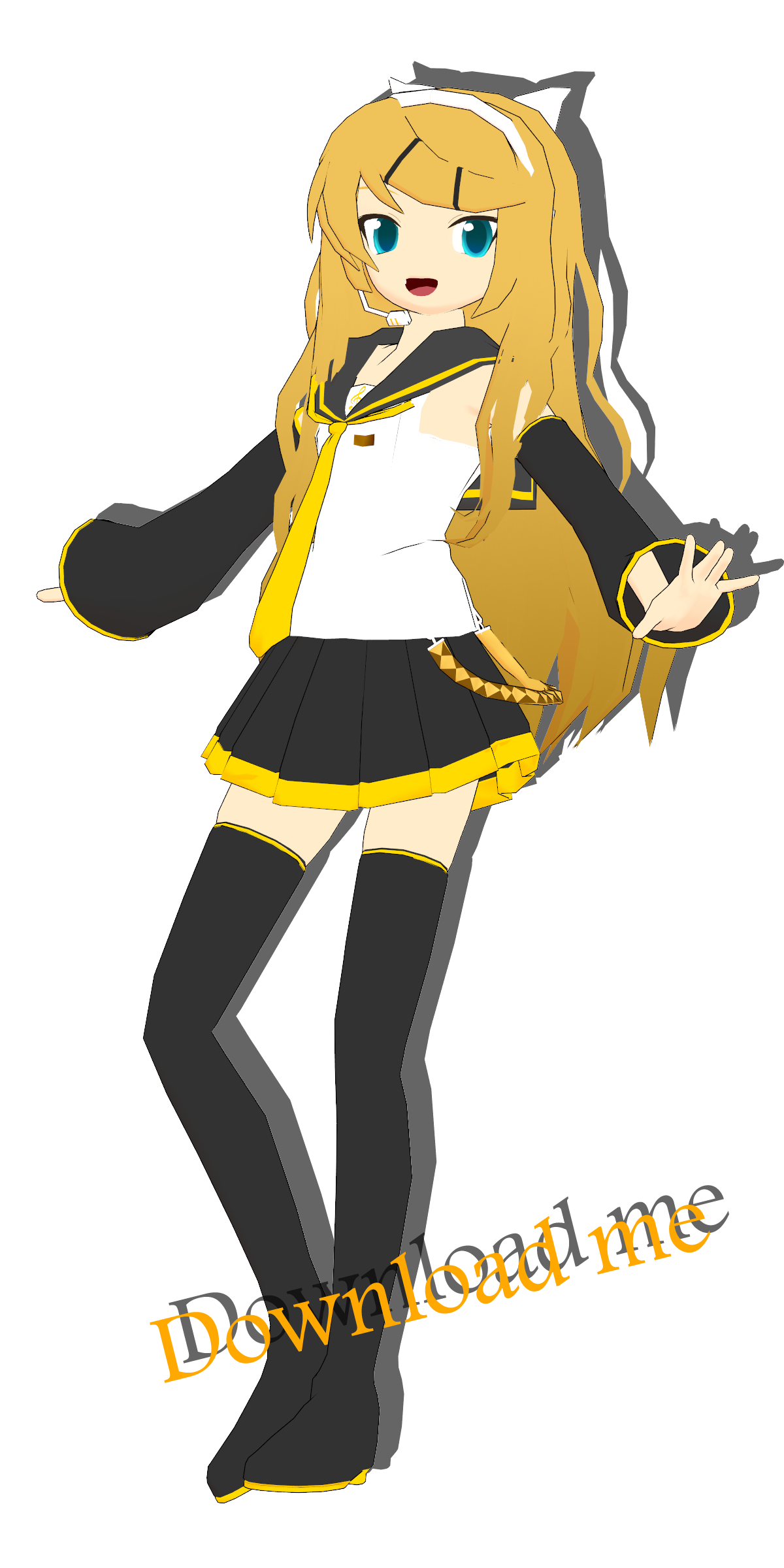 [MMD] F-style rin [DL] by ginconomp on DeviantArt