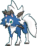 USUM Dusk Form Lycanroc Sprite by Wildcat1999 on DeviantArt