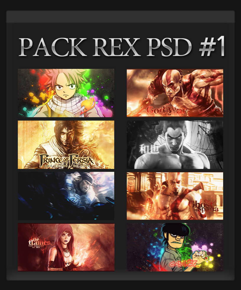 Pack Rex PSD by rexdz on DeviantArt