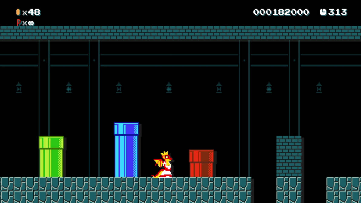 [SMB1R Mod Release] Playable Dragon Peach by YawshiCawffe on DeviantArt