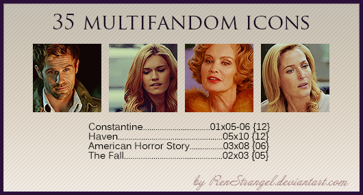 Multifandom Icon Pack 1 by RenStrangel by RenStrangel on DeviantArt
