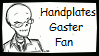Handplates stamp: Gaster is not a villain by MissJulyFarraday on DeviantArt