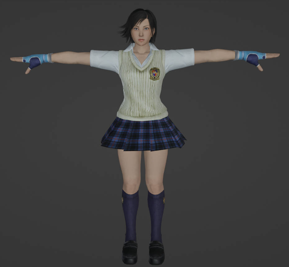 Asuka School Uniform Tekken Tag 2 XPS by 1Vote4Sake on DeviantArt