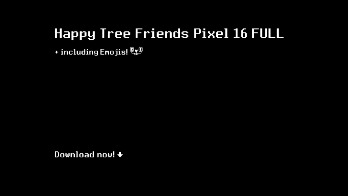 HTF Pixel 16 FULL - Free Font Download by KaplanBoys214 on DeviantArt