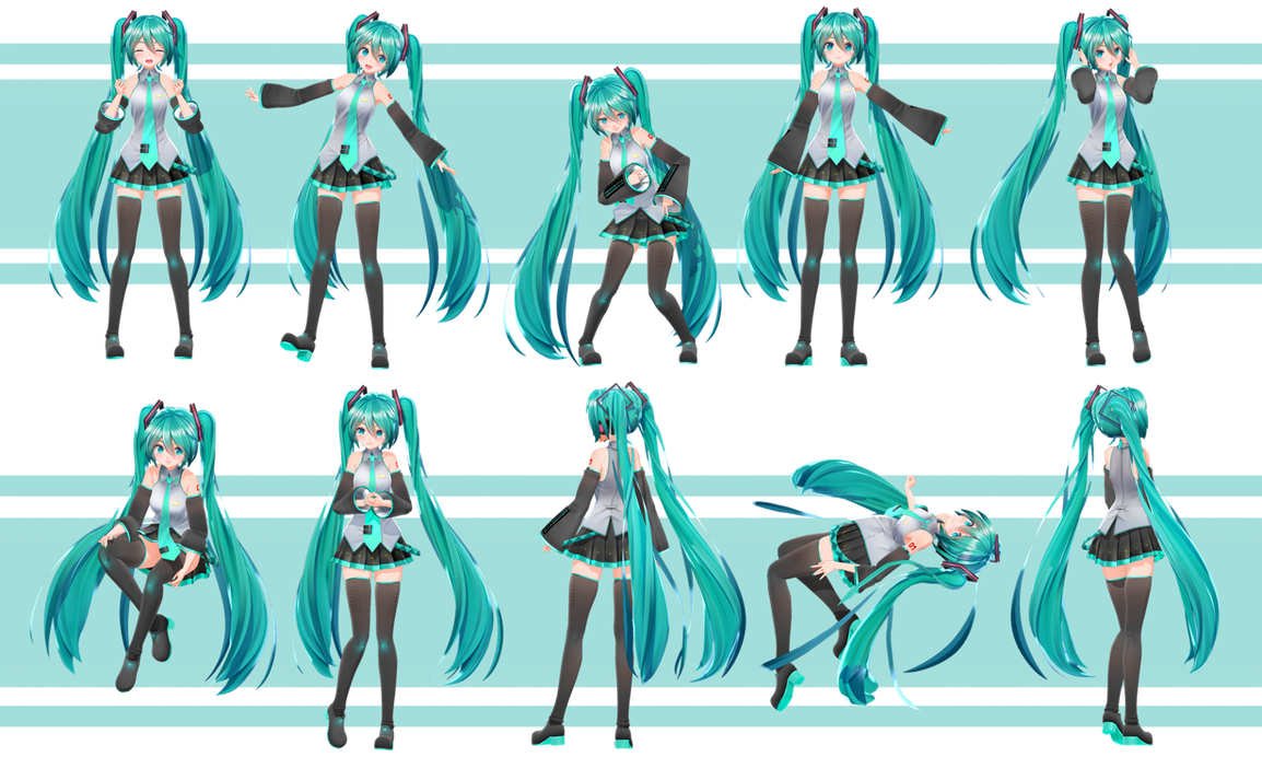 mmd pose pack + dl by madokaami on DeviantArt