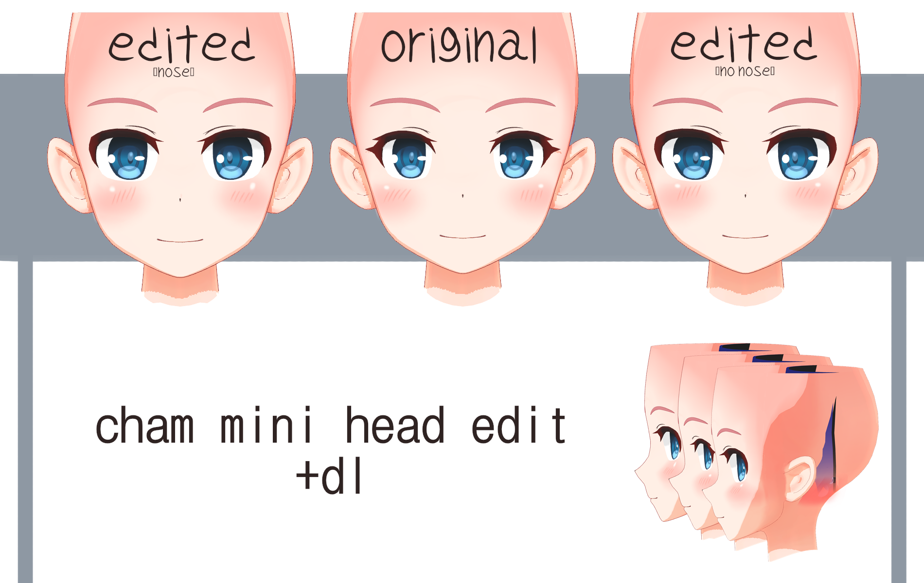 cham mini head edit + dl by madokaami on DeviantArt