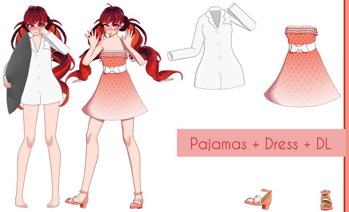 Pajama + dress | dl by madokaami on DeviantArt