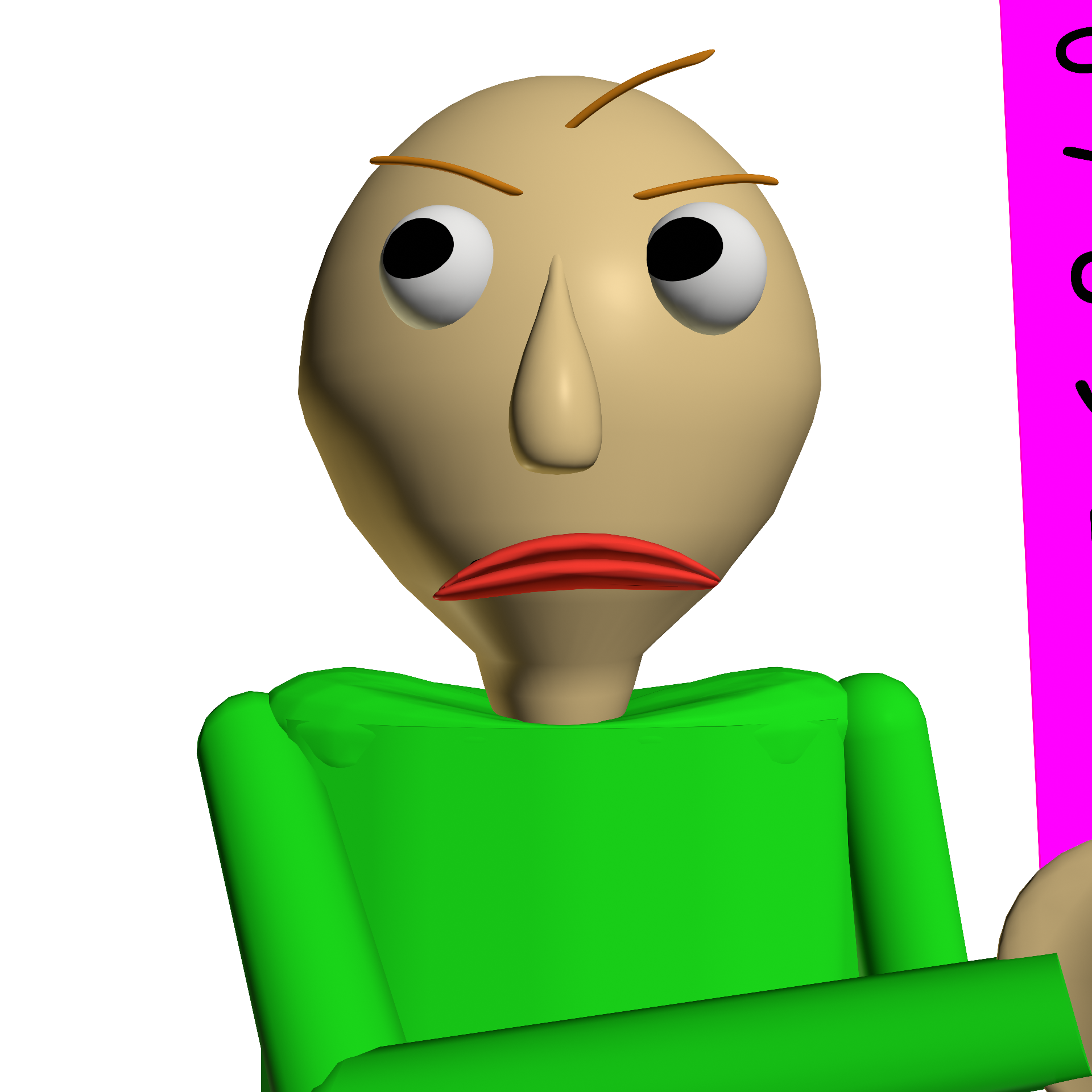 Baldi's Basics - Baldi blender (fixed) by Sallierthewolf1 on DeviantArt