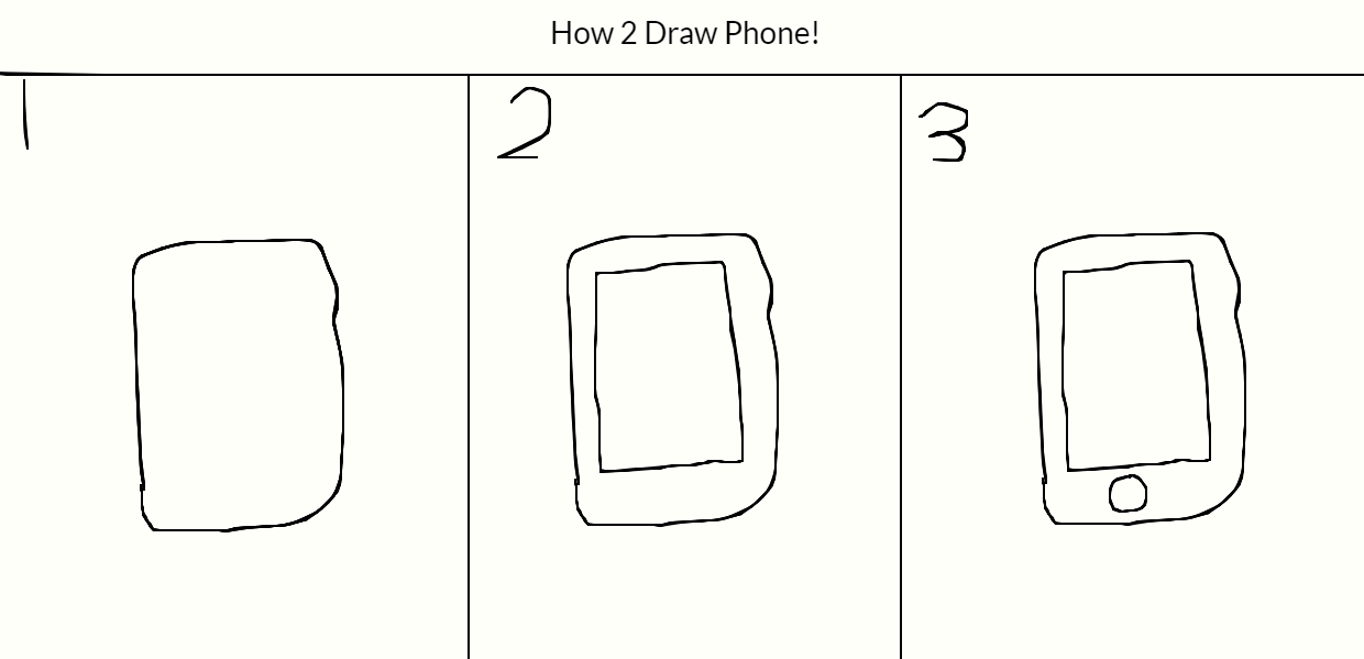 How 2 Draw Phone! by MidorasIDK on DeviantArt