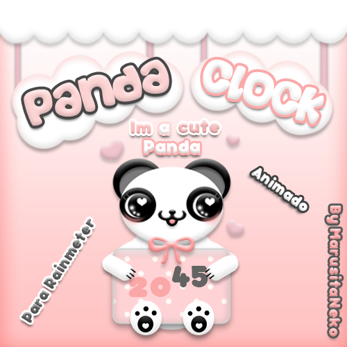 Panda Clock Animado OwO by marusitaneko on DeviantArt