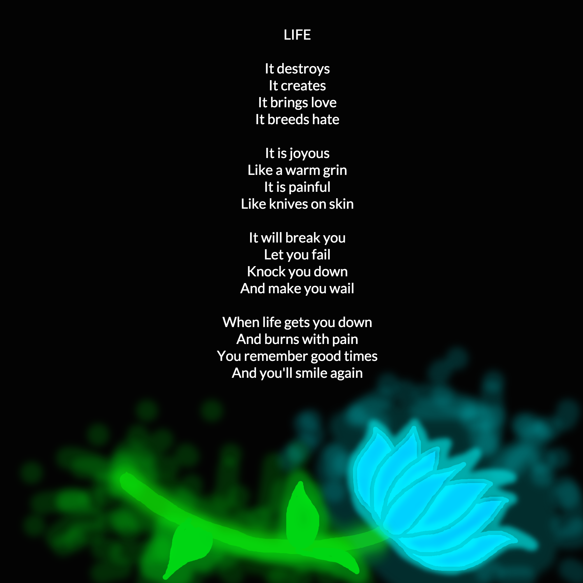 Life Poem by panthiscan1 on DeviantArt