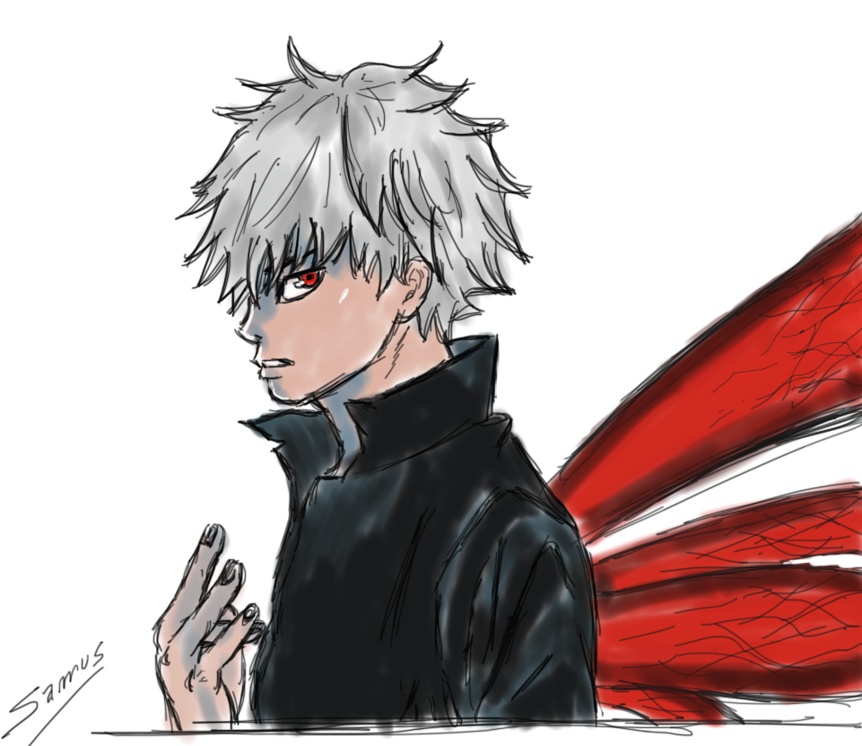 Keneki (Tokyo Ghoul) by SamusArtOnline on DeviantArt