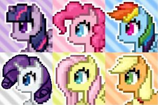 Pixel Pony Icon Pack [MLP] by SuperT124 on DeviantArt