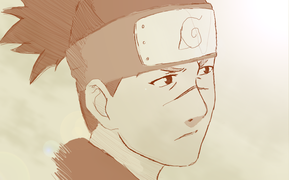 Iruka sketch (...*hust* faail xD) by MarikoKuramaChan on DeviantArt