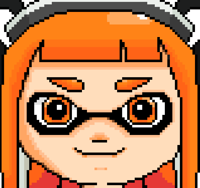 Inkling Girl Sprite (Pull) by AxelBlizzard on DeviantArt