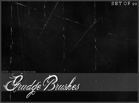 Scratch and Grudge Brushes by poisondropstock on DeviantArt