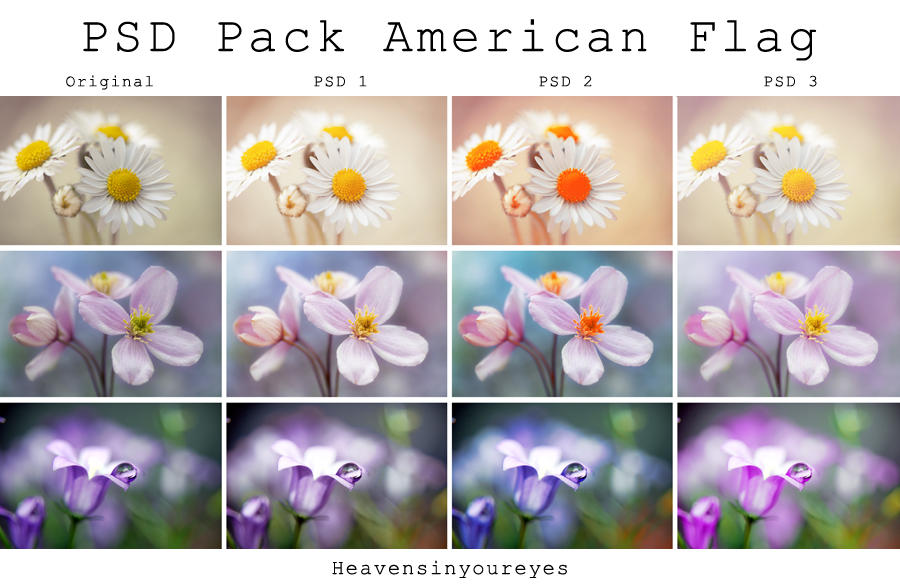 PSD PACK American Flag Effects. by Heavensinyoureyes on DeviantArt