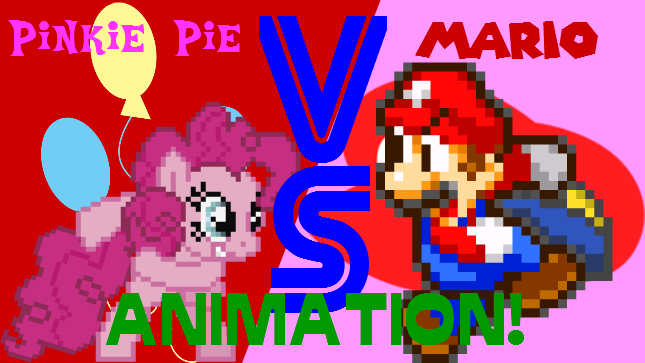 Mario V.S Pinkie Pie(Sprite Battle) by Dounuts1998 on DeviantArt