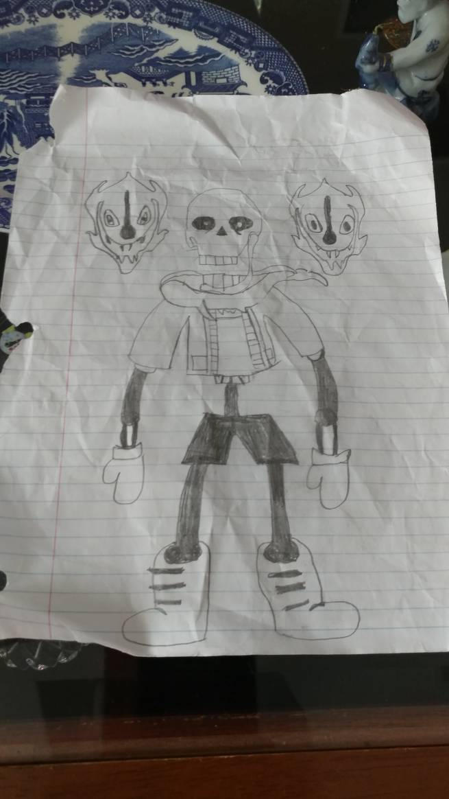 sans combine with papyrus by 03alfrod81239 on DeviantArt