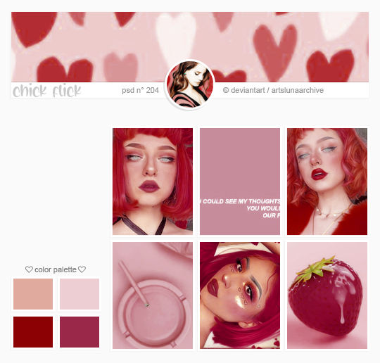 PSD 204 (CHICK FLICK) by artslunaresources on DeviantArt