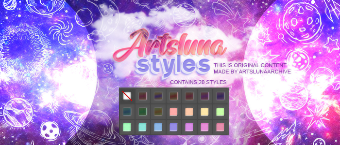 Cosmic Styles By Artslunaarchive by artslunaresources on DeviantArt