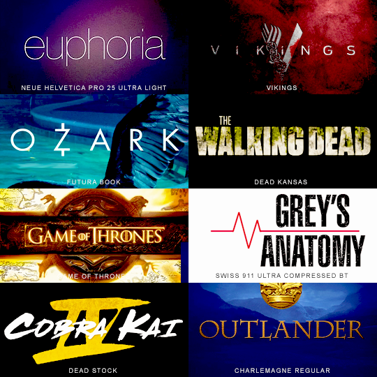 Font Pack 003 (TV SHOWS) By Artsluna by artslunaresources on DeviantArt