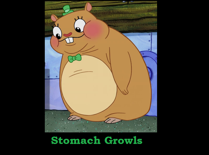 What if... Cuddle E. Hugs' stomach growls? by Nelvana2004 on DeviantArt