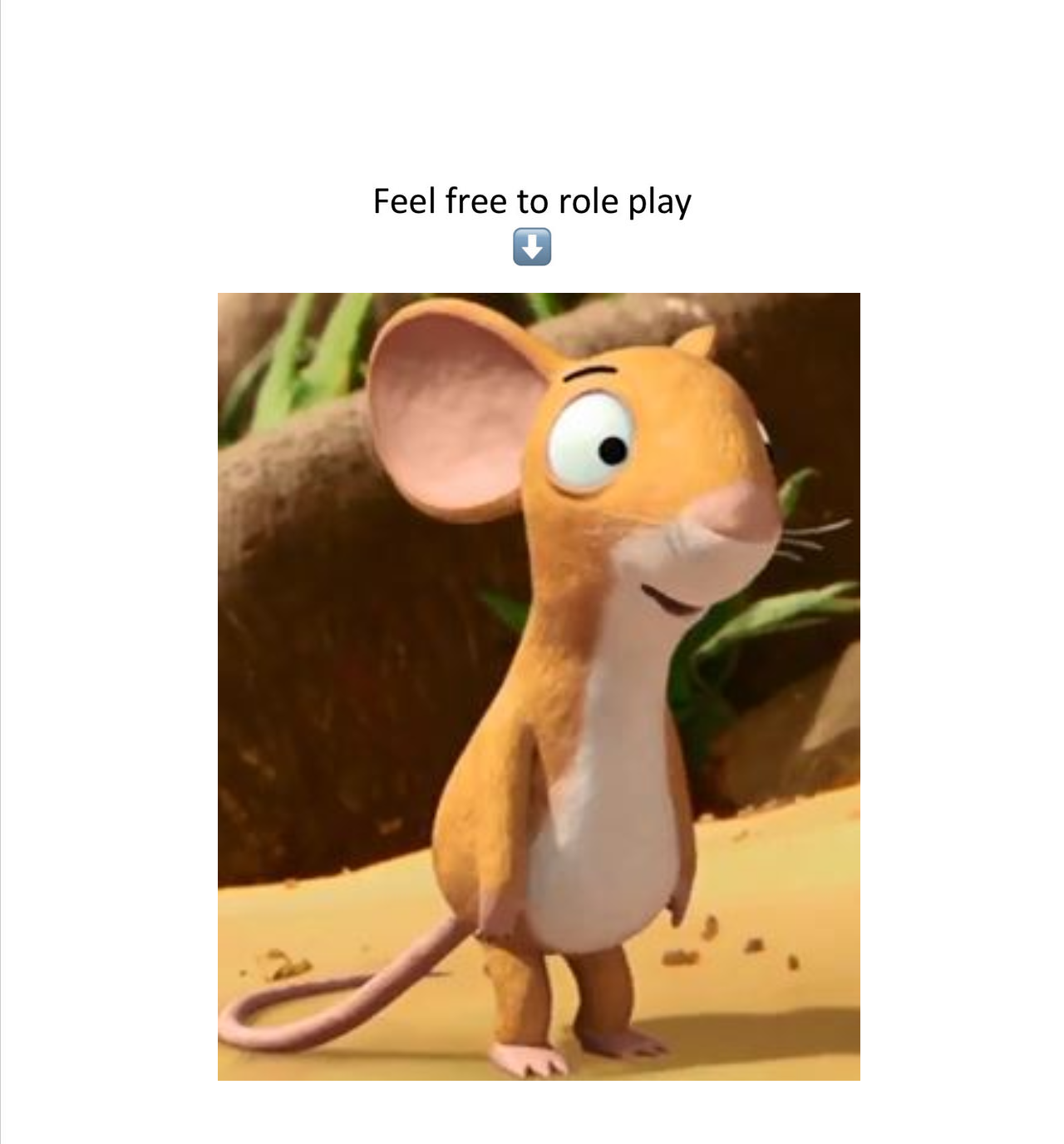 Feel free to roleplay Mouse by Nelvana2004 on DeviantArt