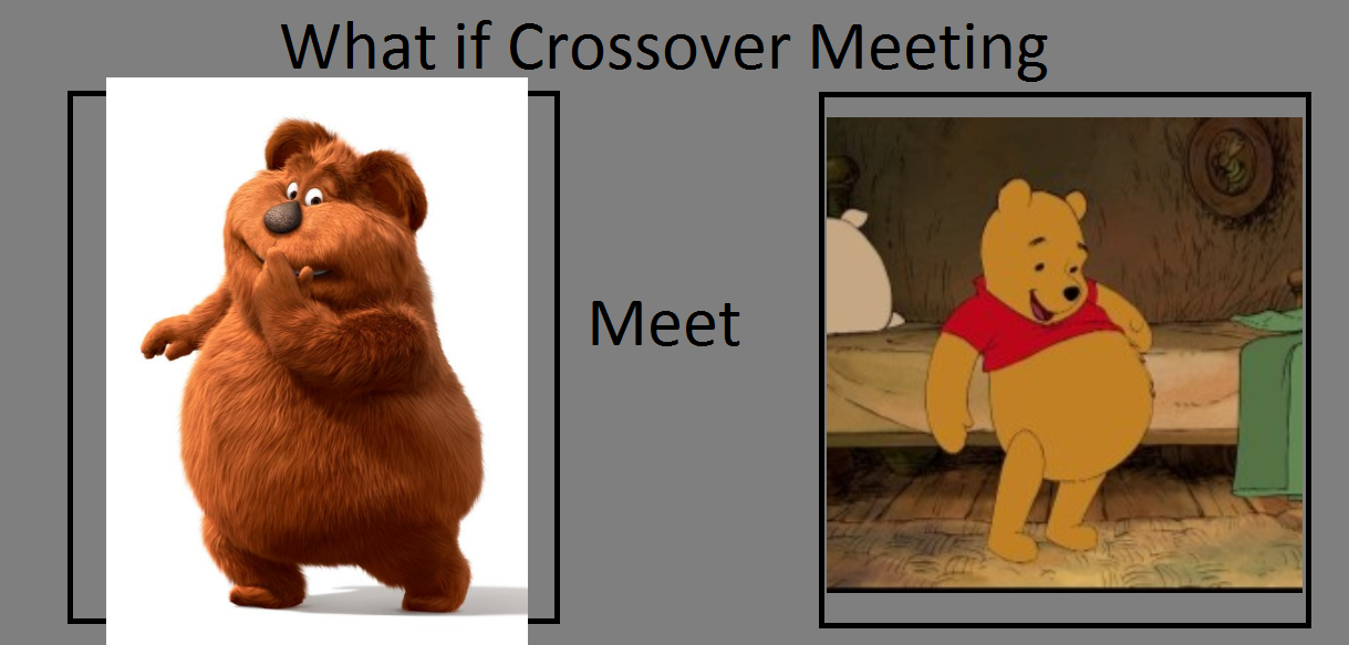 Crossover: Lou and Pooh by Nelvana2004 on DeviantArt