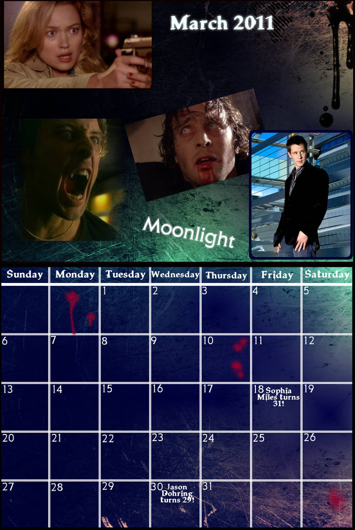 March 2011 Calendar 2 Versions by glomdi on DeviantArt