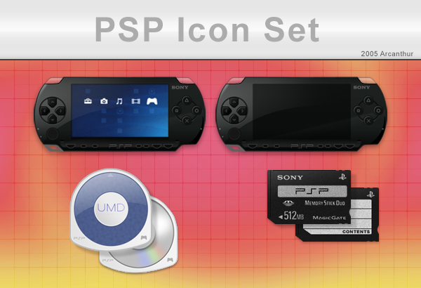 PSP Icon Pack by Arcanthur on DeviantArt