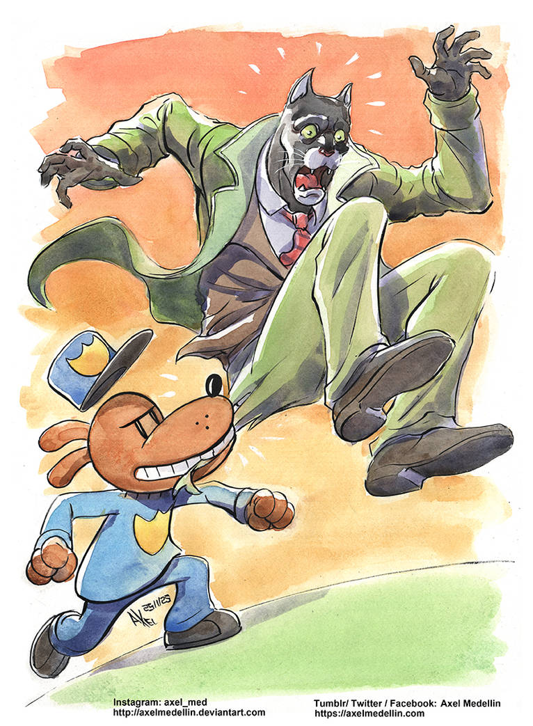 TLIID. 727 Dogman and Blacksad by AxelMedellin on DeviantArt