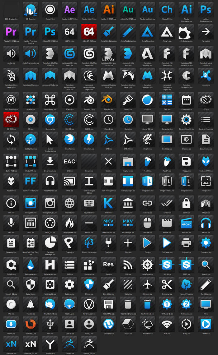 Slate Apps Icons by Pulsar83 on DeviantArt